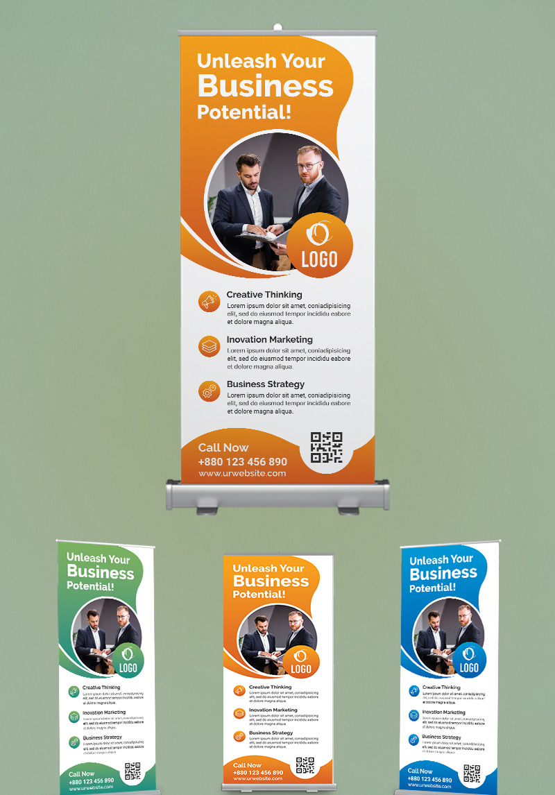 Roll Up Banner Corporate Identity Template #99443