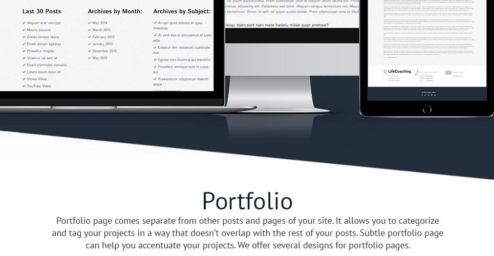 Life Coach Responsive WordPress Theme - TemplateMonster