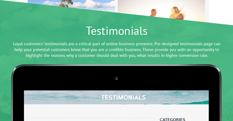 Environmental Responsive WordPress Theme - TemplateMonster
