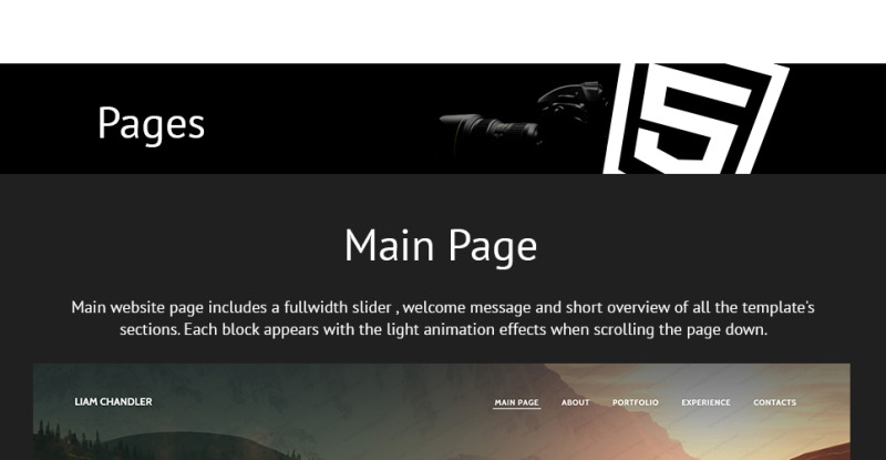 Photographer Portfolio Website Template - TemplateMonster