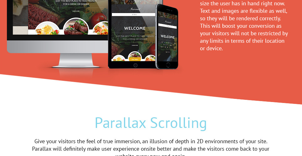 Gourmet Cuisine WordPress Theme #55376 - TemplateMonster